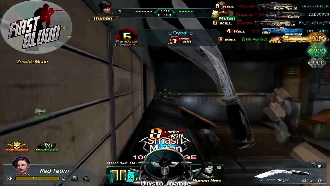 First Blood Indonesia--- Thomson Gun with ZOmbie and a HAPPY Ending ...