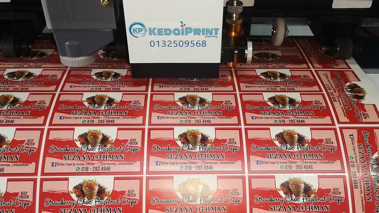 Sticker Printing Siap 1 Jam - YouTube