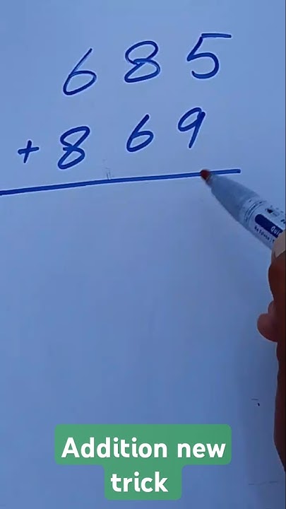 addition trick || 3 digit number addition | math speed calculation skill #coolmath #addition # ...