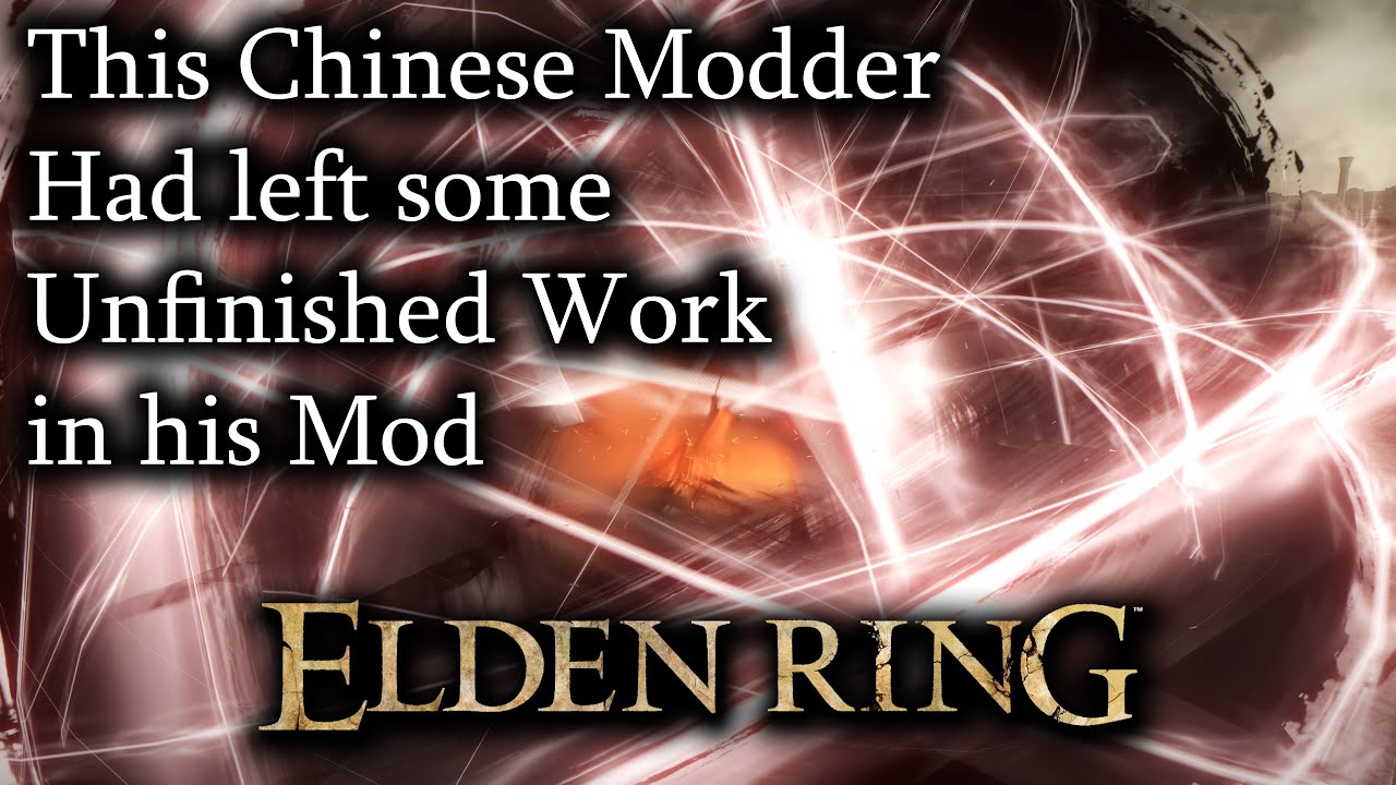 This Chinese Modder might have Accidentally left some unfinished work ...