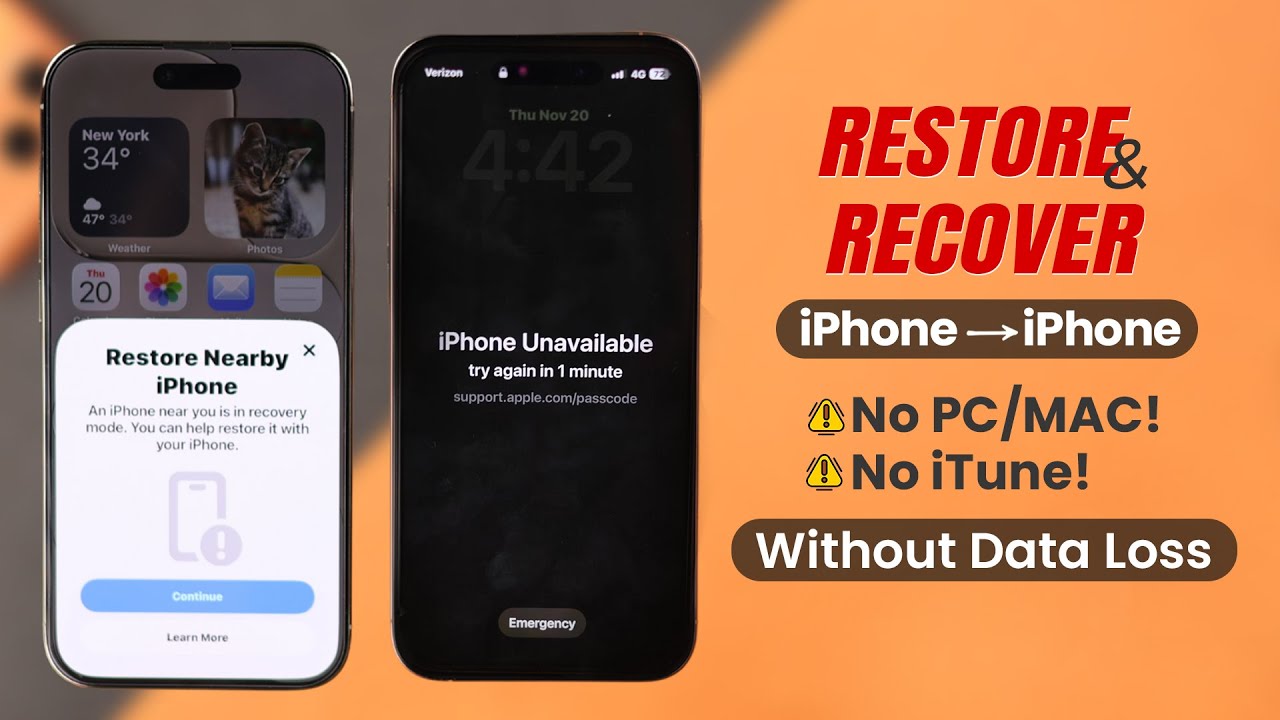 How to Recover iPhone from Recovery Mode to a New iPhone [No Data Loss ...