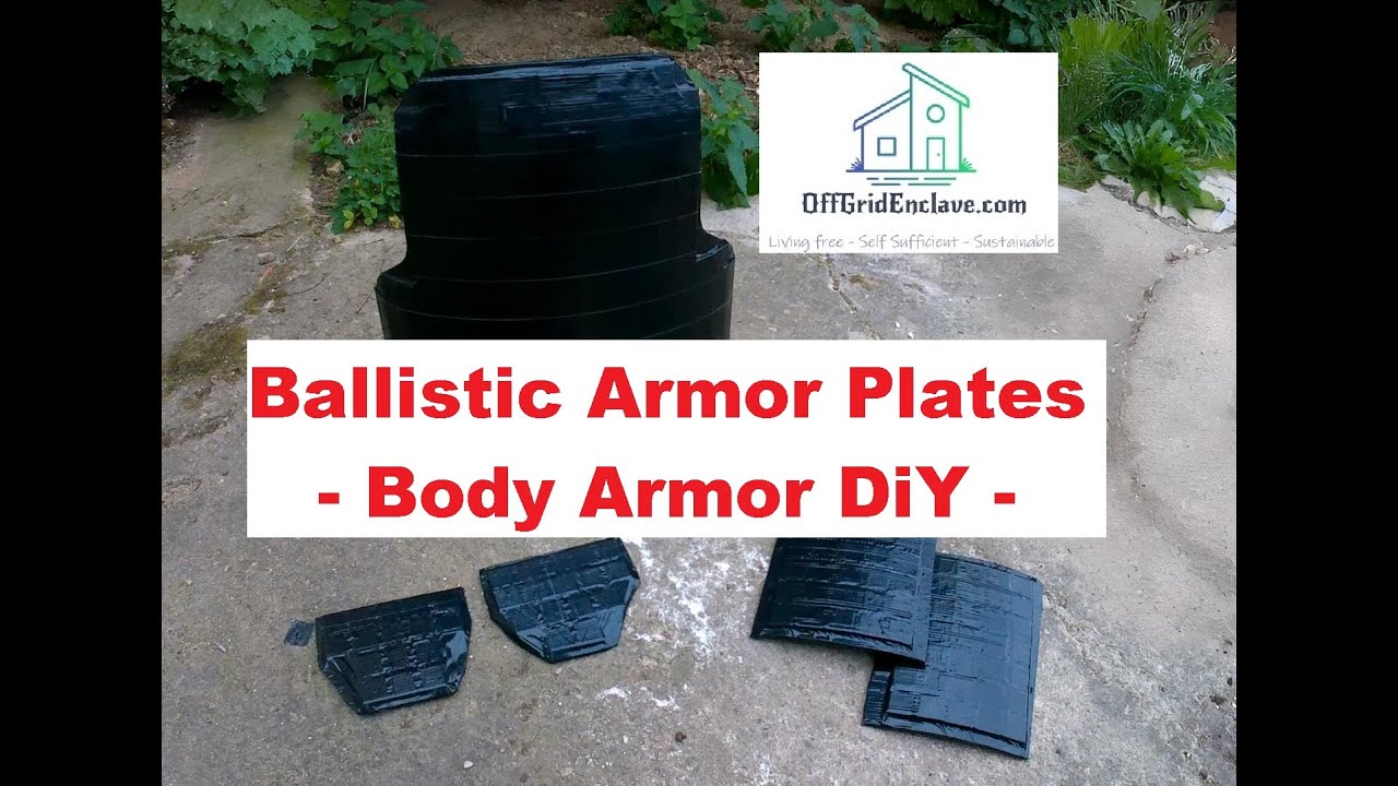 Homemade Ballistic Armor Plates - Body Armor DiY - YouTube