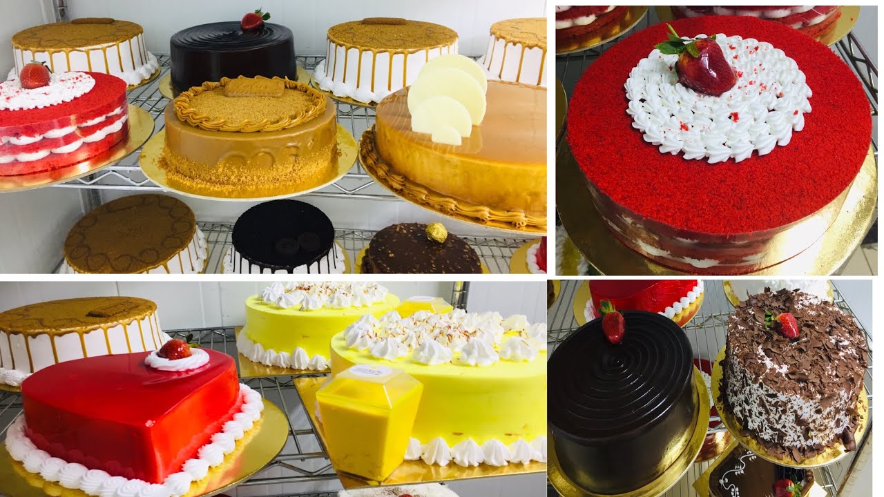 Cake design ideas.simple design bakery shop - YouTube