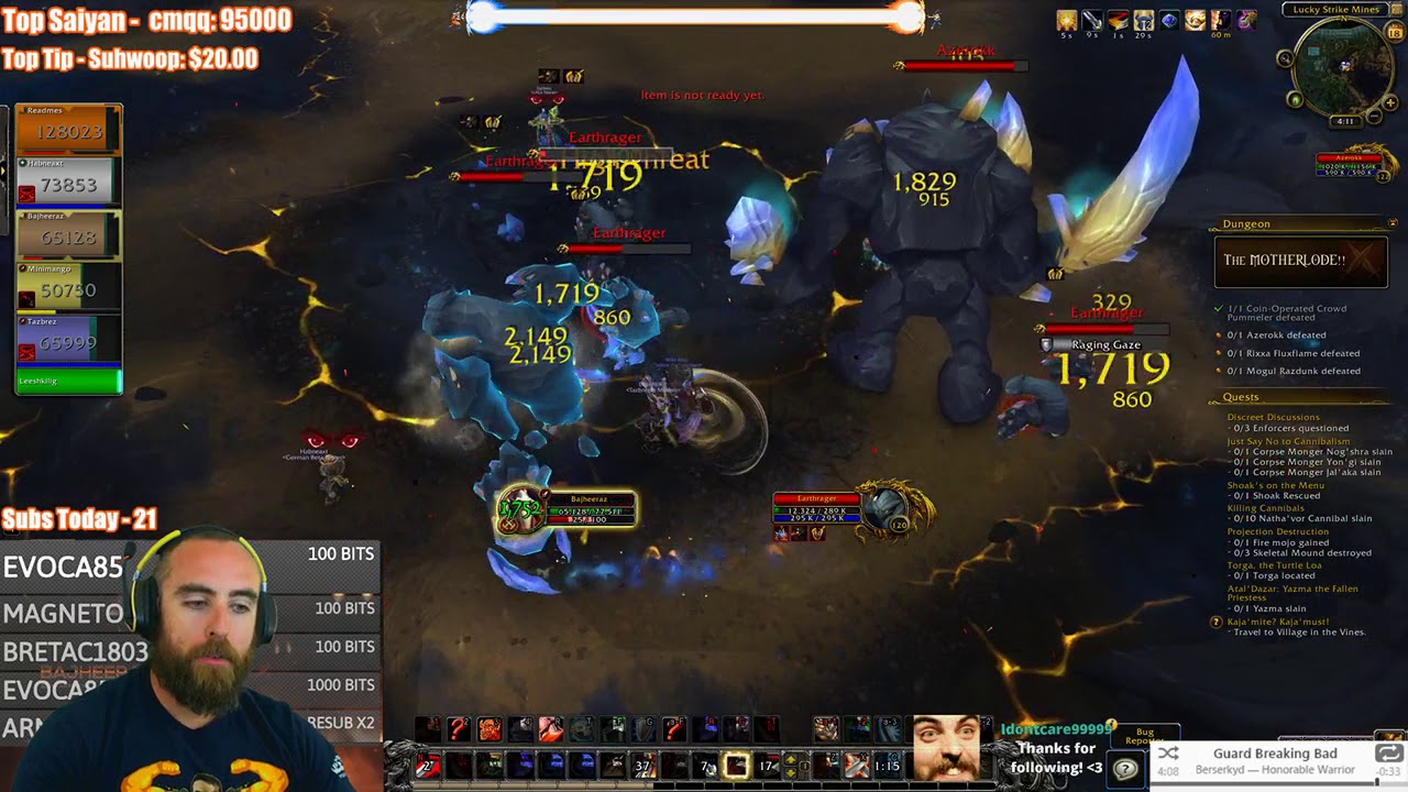 Battle for Azeroth (Beta): THE MOTHERLODE Dungeon - WoW Level 120 Arms ...