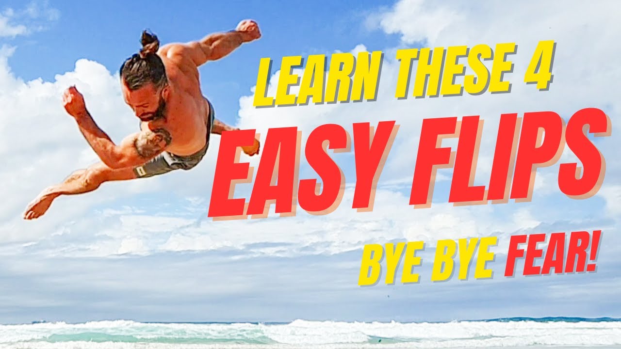 Overcoming my FEAR to do these 4 Basic Flips in my Forties... - YouTube