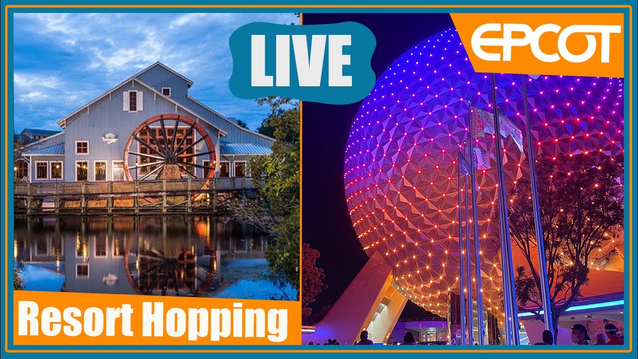 🔴Live: Pre-Halloween Evening at Epcot & Resort Hopping! - Walt Disney ...
