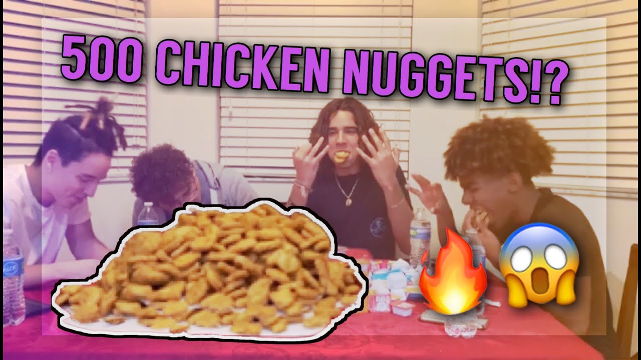 500 CHICKEN NUGGET CHALLENGE | FOOD VS MEN - YouTube