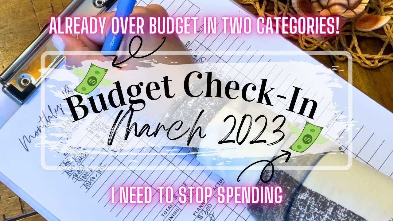 Mid Month Budget Check In | Over Budget in TWO Categories😖 - YouTube