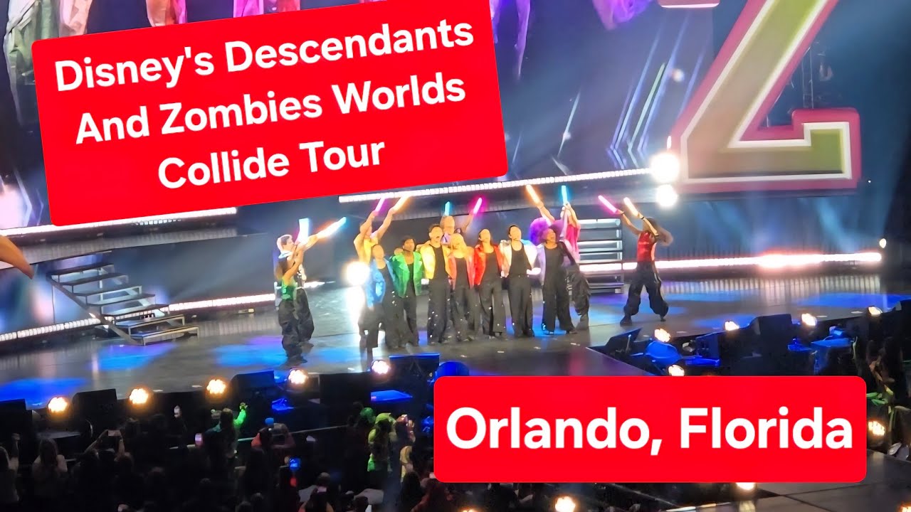 Disney's Descendants and Zombies Worlds Collide Tour Orlando, Florida # ...