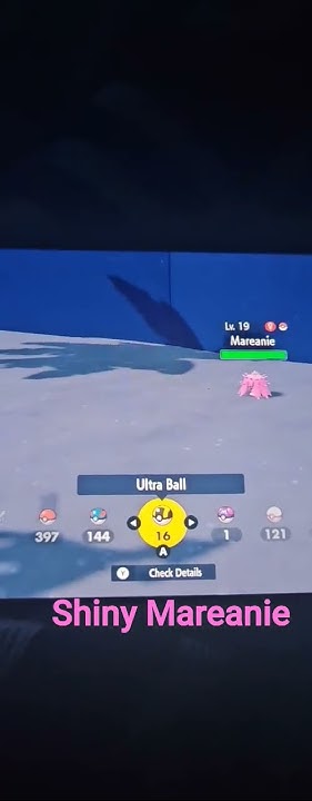 Caught Random shiny Mareanie! #pokemon #shinypokemon - YouTube