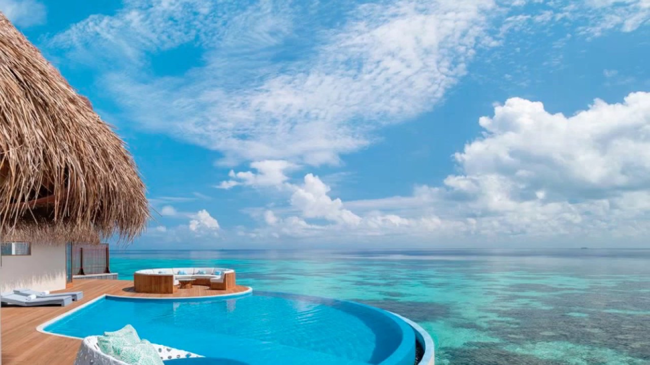 Tropical Overwater Bungalows - W Maldives Hotel - YouTube