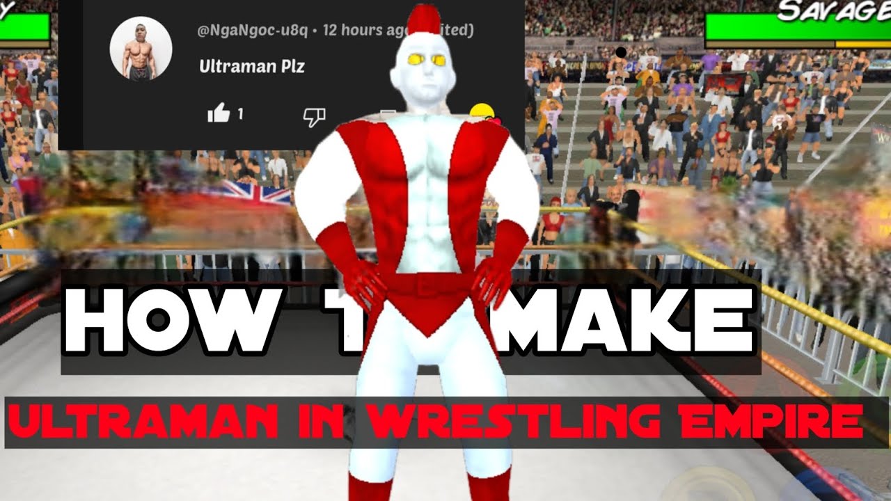 How to make Ultraman in wrestling Empire - Attires - YouTube