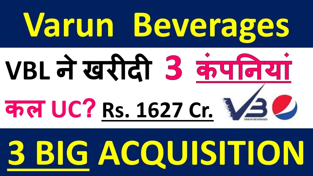 VBL Share Latest News • VBL Share Acquisition Varun Beverages Share ...