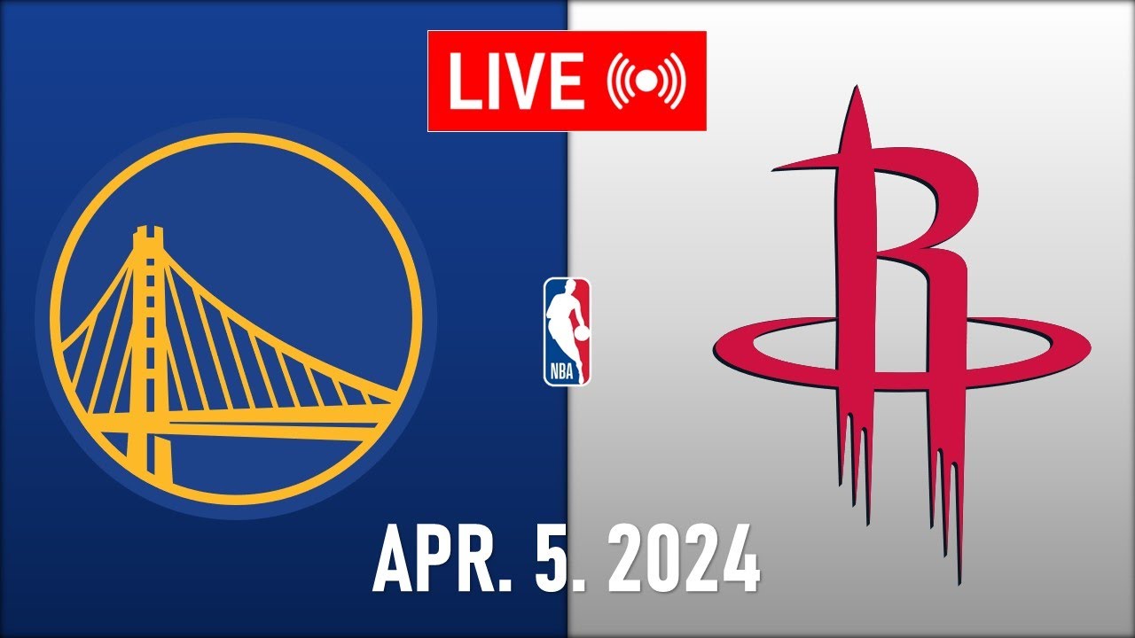 NBA LIVE! Golden State Warriors vs Houston Rockets | April 5, 2024 ...