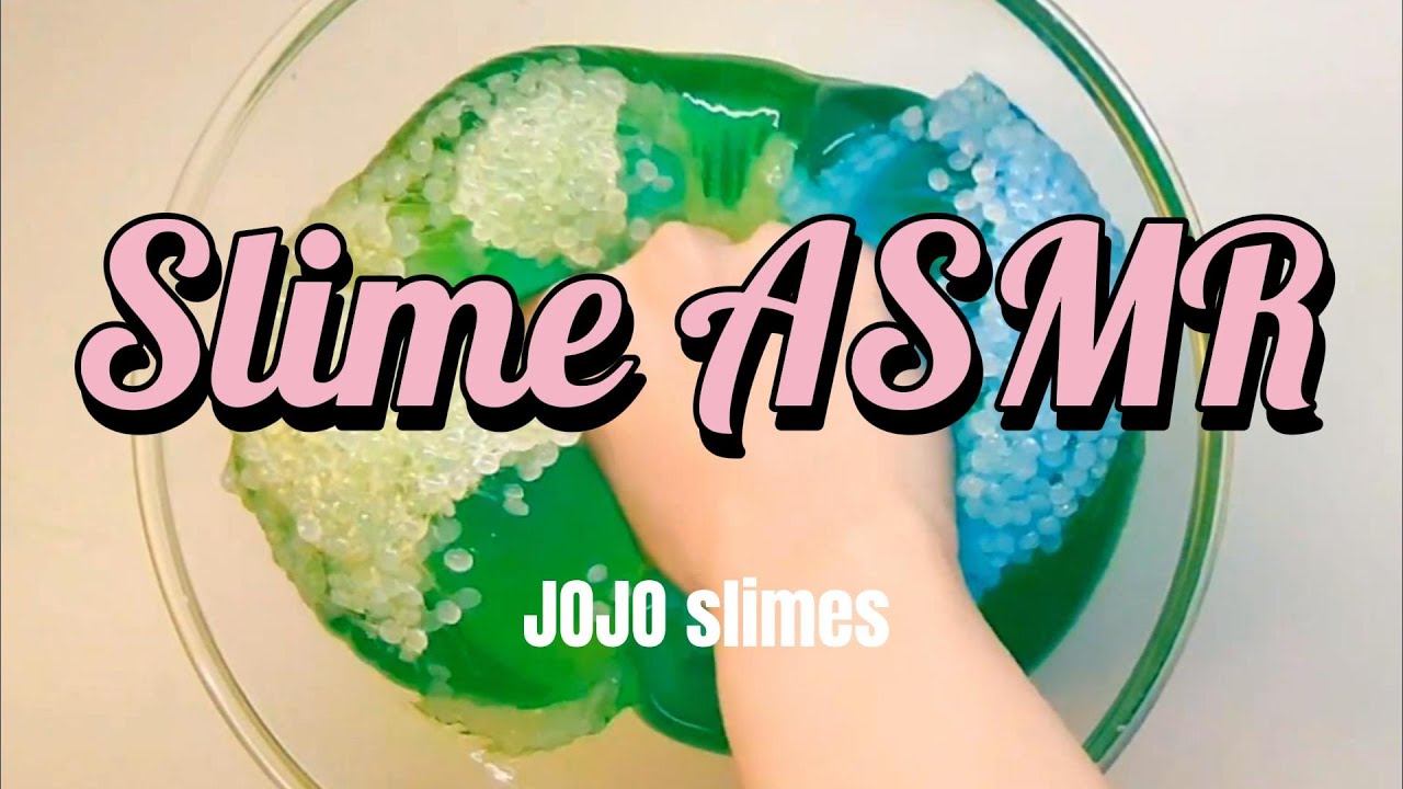 Created some Colorful Rice Grain Slime, crackle, crackle! | Relaxing ...