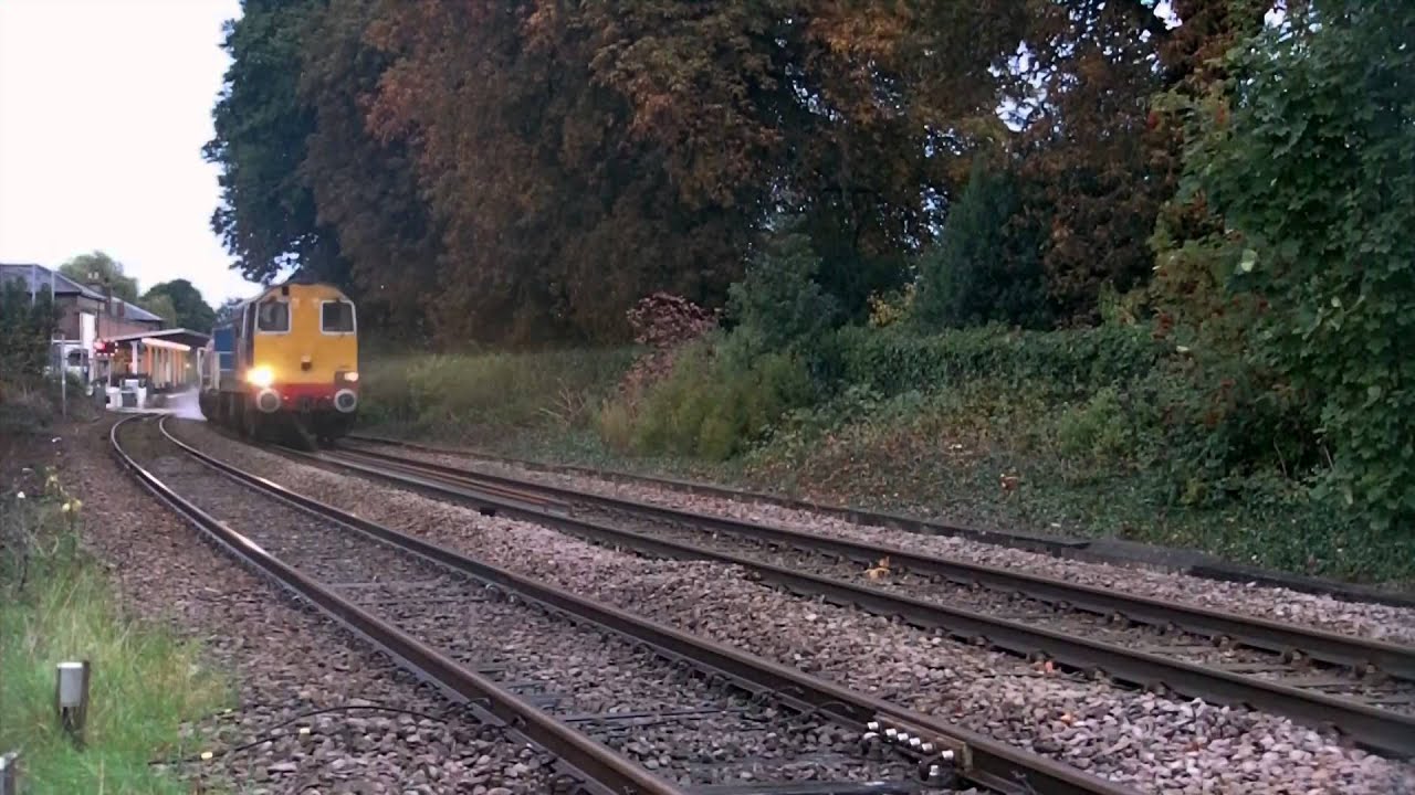 DRS Class 20 305/308 Pass Through Driffield With the RHTT - YouTube