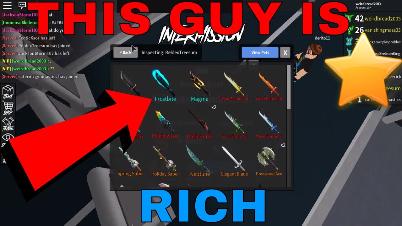 THIS GUY IS INSANELY RICH (ROBLOX ASSASSINS RICH MAN) - YouTube