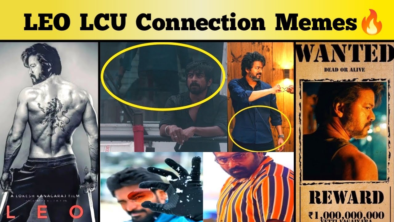LEO LCU Connection Meme Review | Sambavam Loading🔥 | Thalapathy 67 ...