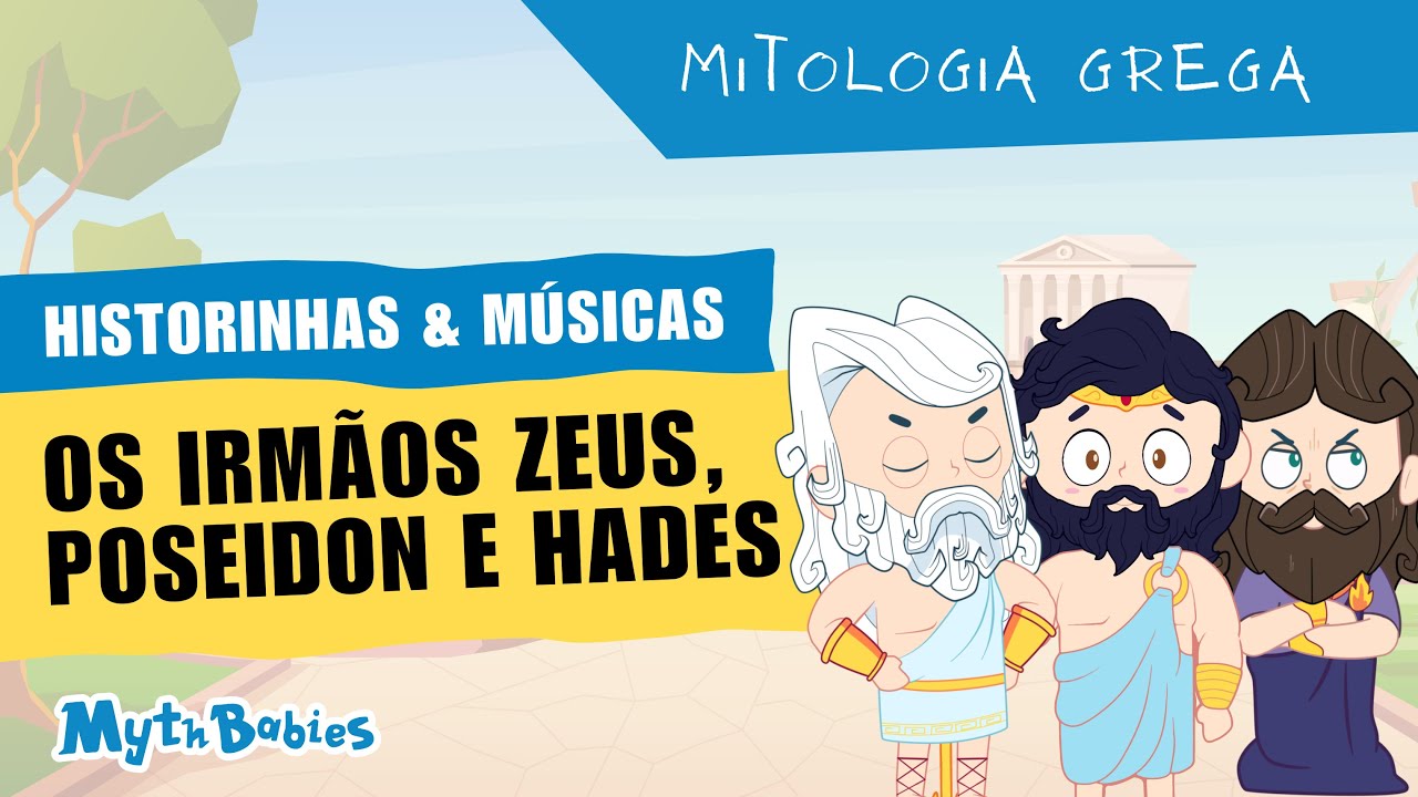 Os Irmãos Zeus, Poseidon e Hades | Myth Babies - Mitologia Grega para ...