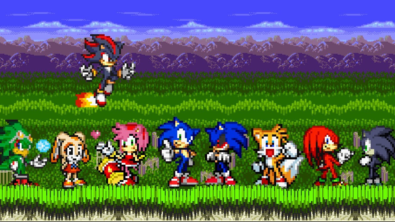 Evolution of Sonic 3 Mods (Advance Sonic, Tails, Knuckles, Amy Rose ...