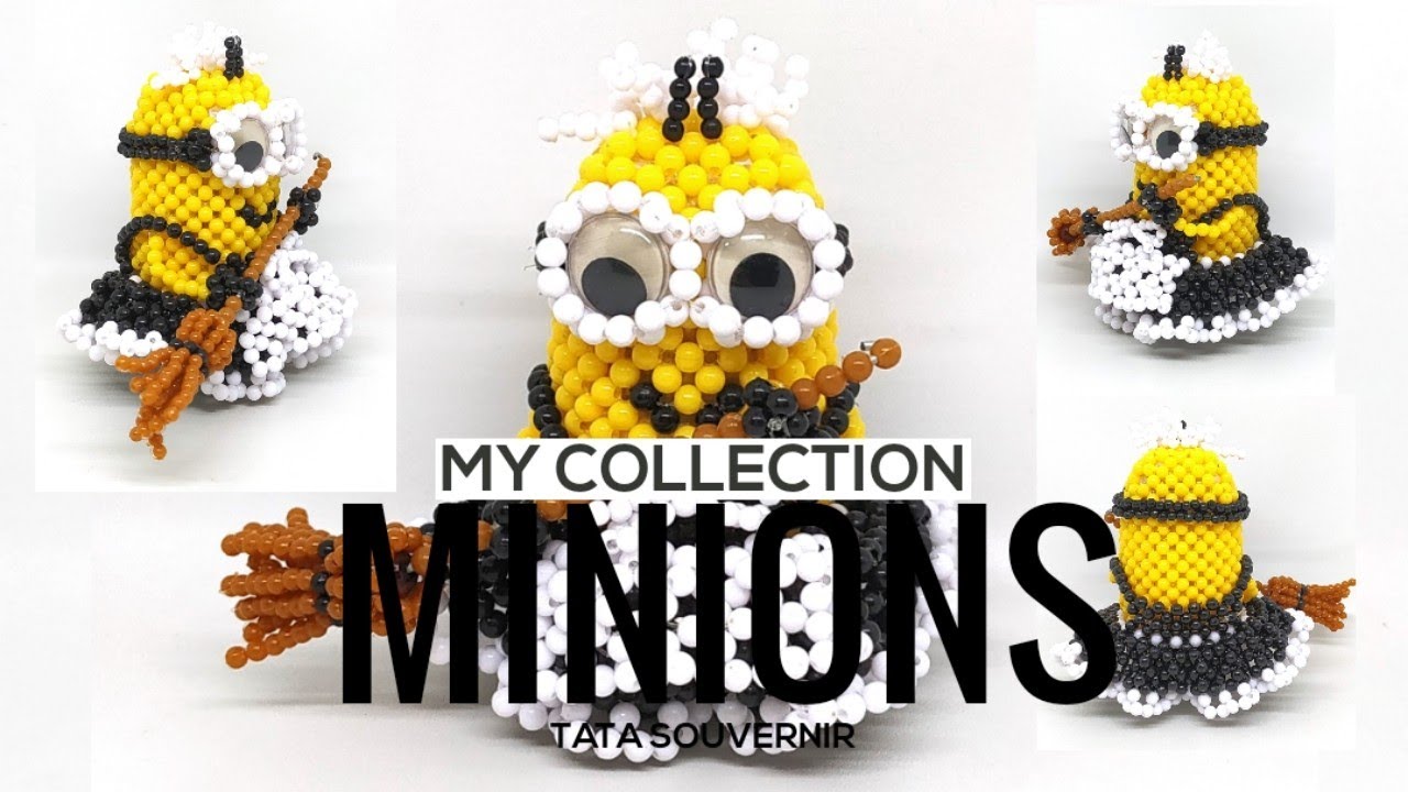 My Collection "Minions Maid" /Kerajinan manik /Diy - YouTube