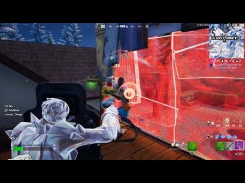 Fortnite: Battle Highlight - RR Uses Tactical Shield at Classy Courts ...