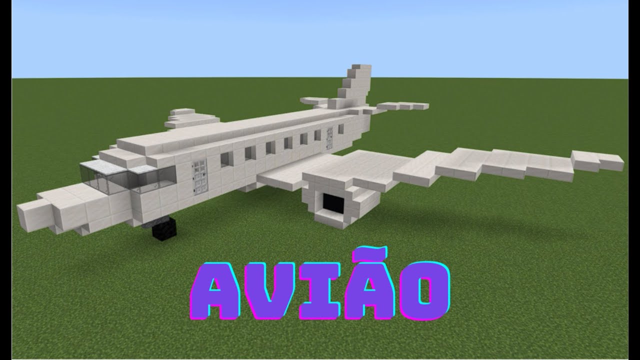 Como fazer um avião no Minecraft - YouTube