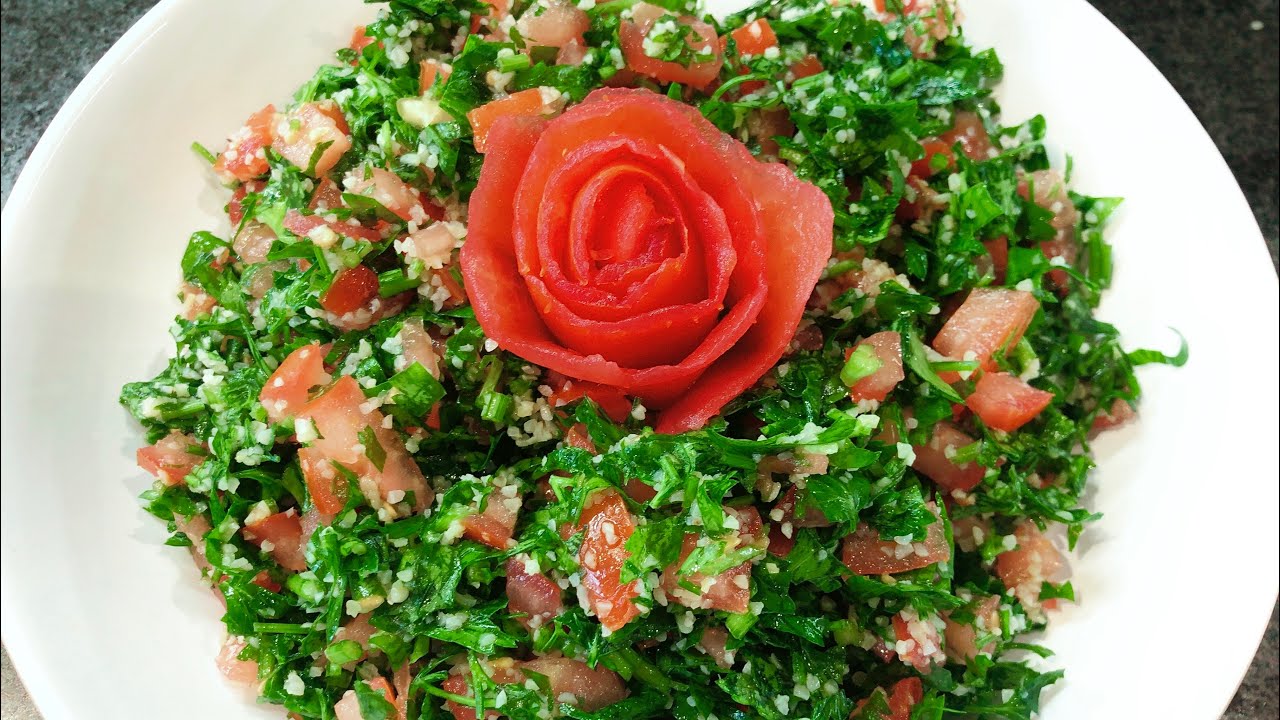 How to make a Middle Eastern Tabbouleh تبولة - YouTube