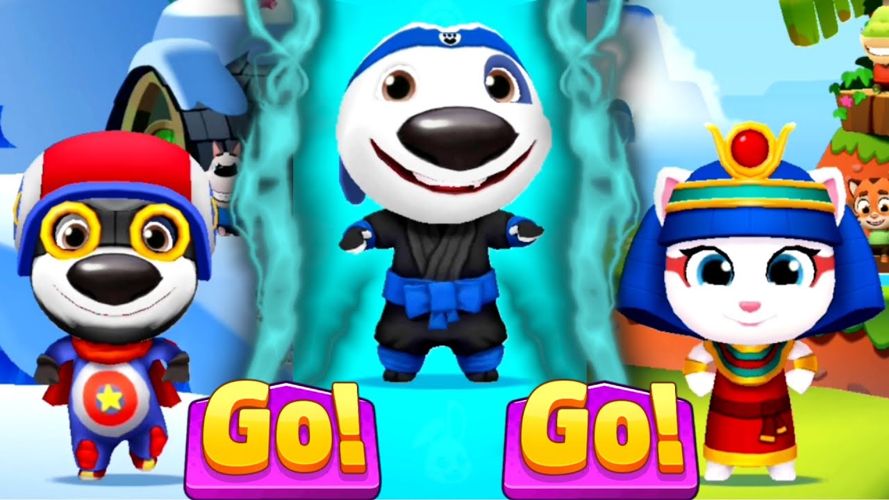 Talking Tom Fly Bomb x Ninja Hank x Danger Hank x Pirate Tom x Talking ...