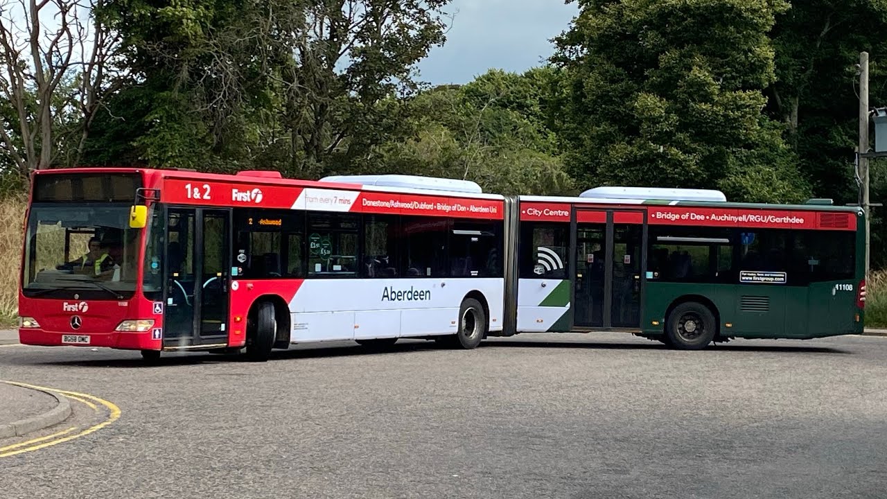 Nice 0530G Citaro | First Aberdeen 11108 | BG58 OMC - YouTube