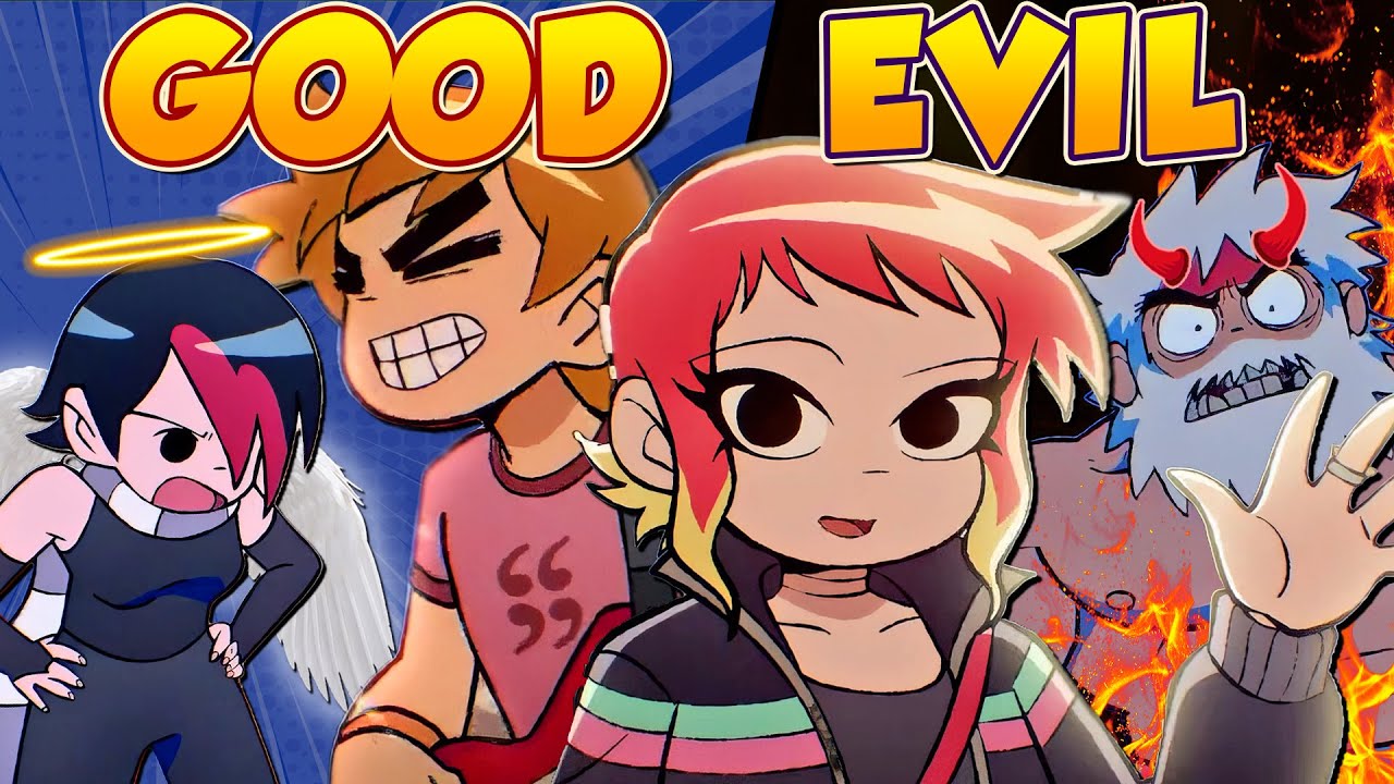 Scott Pilgrim Takes Off Characters: Good to Evil 🎸 - YouTube