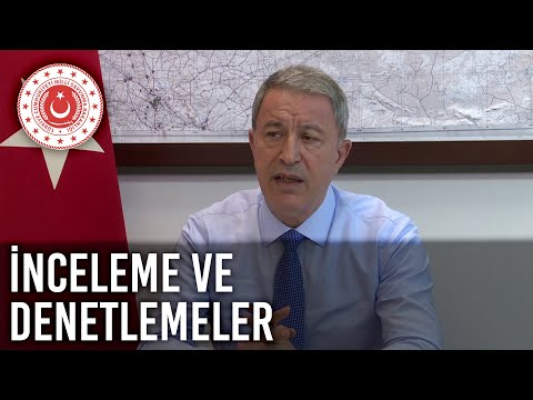 Bakan Akar ve Komutanlar İnceleme ve Denetlemelerde Bulunmak Üzere Adana'ya Gitti