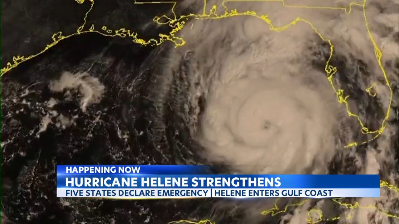 Helene strengthens to a Category 4 hurricane as it barrels toward ...