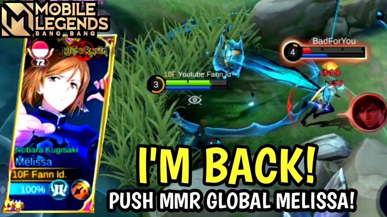 I'M BACK PUSH MMR TOP GLOBAL MELISSA|BUILD MELISSA TERSAKIT 2024 ...