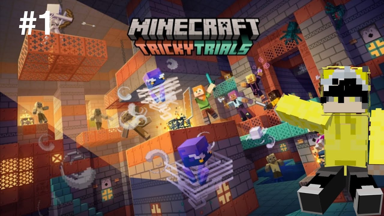minecraft tricky trails 1.21 survival #1 - YouTube