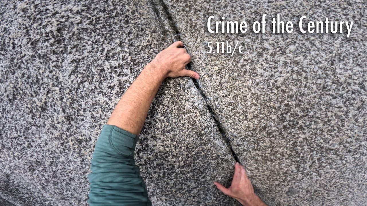ICONIC Squamish finger crack climb | Crime of the Century 5.11b/c - YouTube