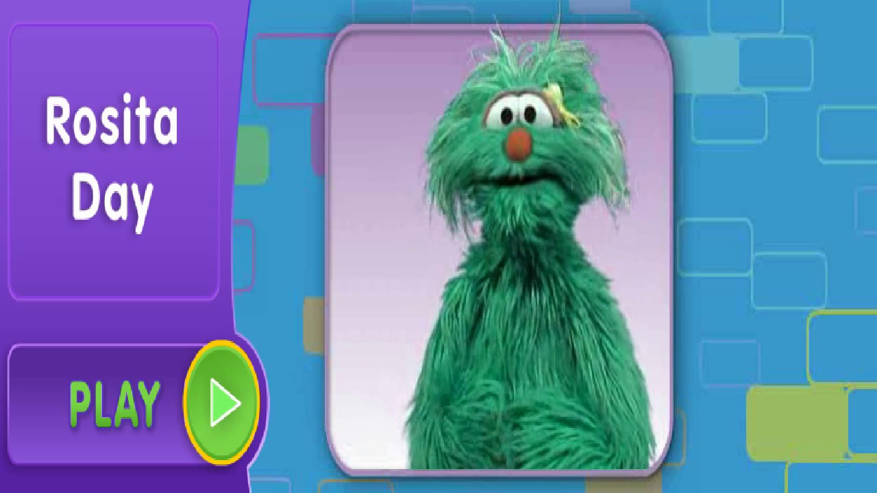 Sesame street Rosita day with Rosita - YouTube