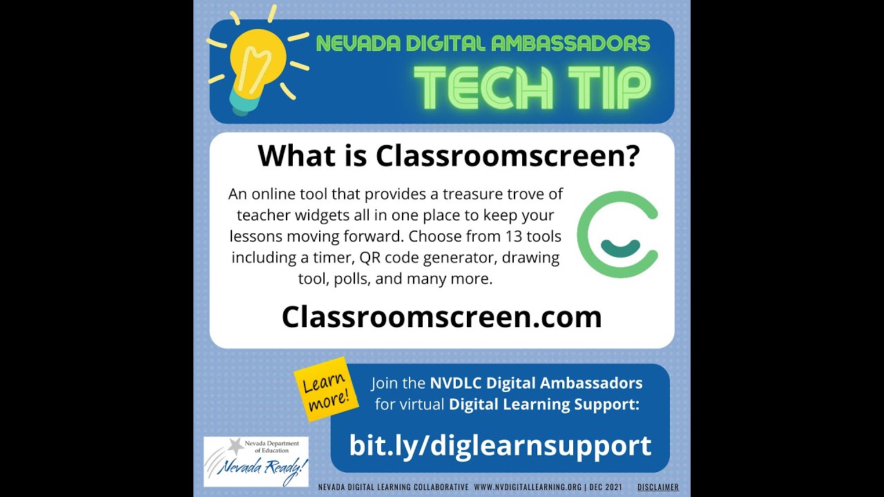 Tech Tip - Classroomscreen.com - YouTube