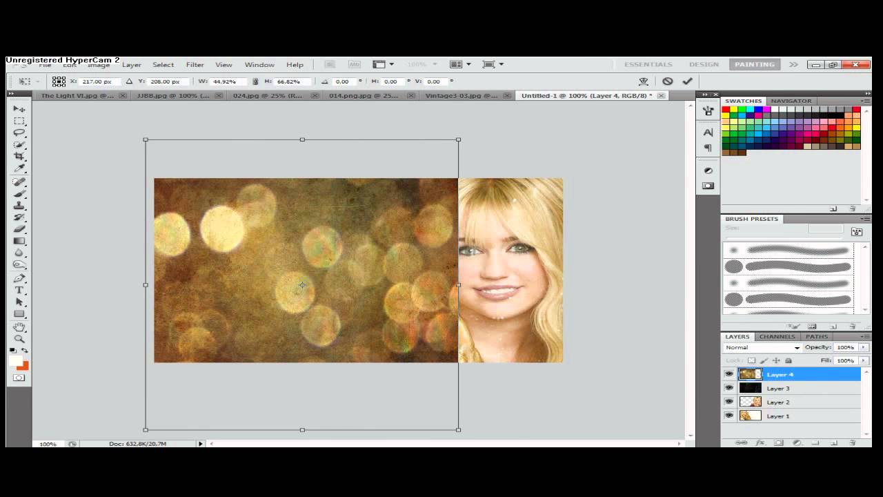 Photoshop Tutorial #1 Easy Blending - YouTube
