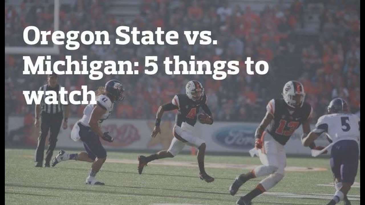 Oregon State vs Michigan September 20, 1986 - YouTube