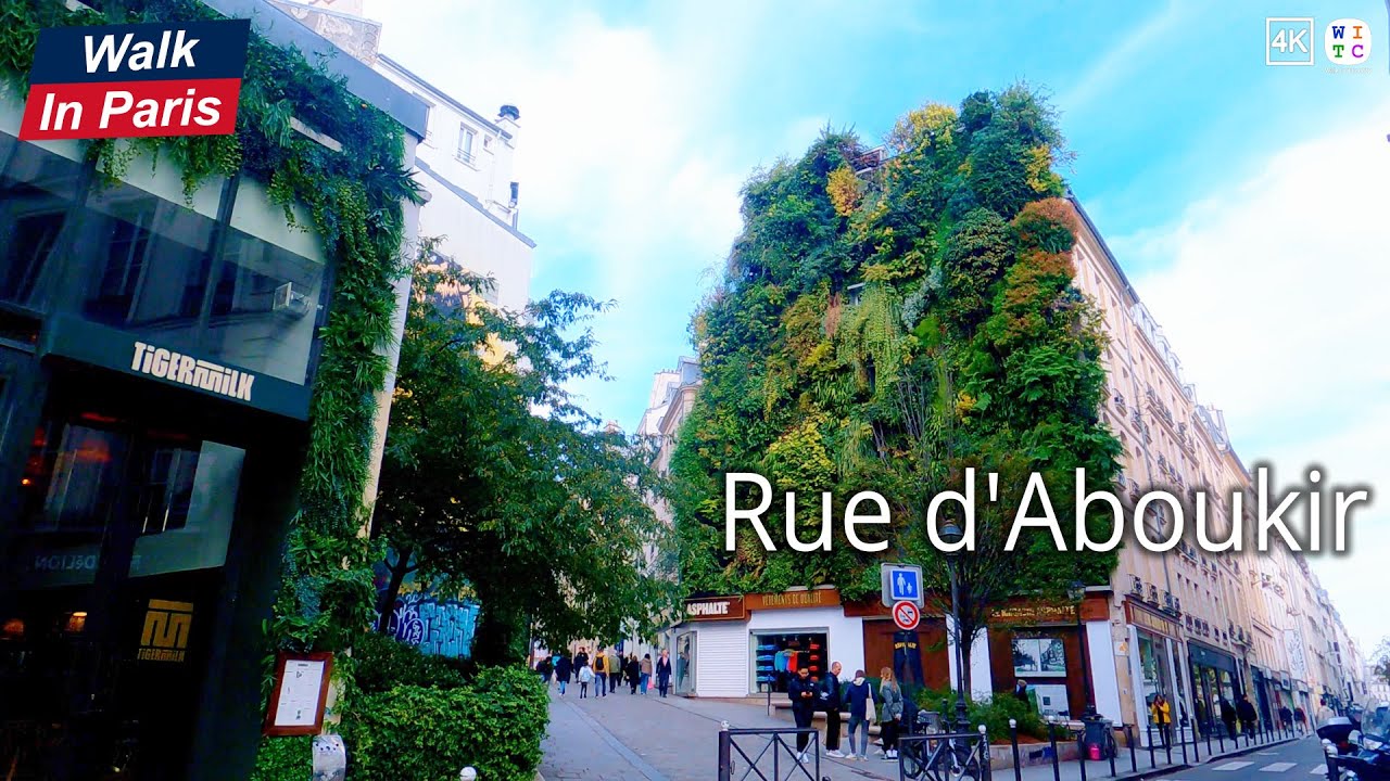 Rue d'Aboukir (4K) | Paris Walking Tour - YouTube