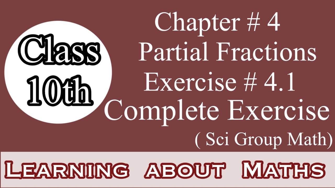 Class 10 | Math | Chapter 4 | Exercise 4.1 | Complete Exercise | All ...