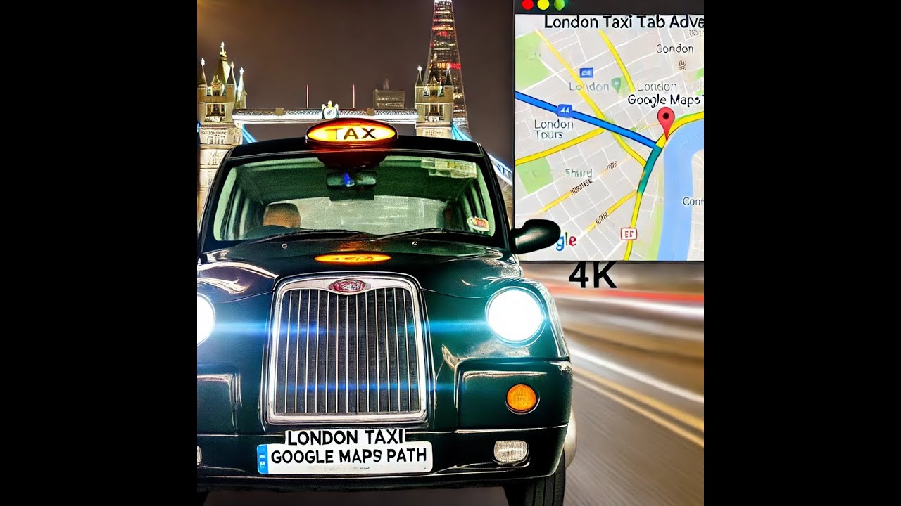 4K London Black Cab Drive: Touring the City with Google Maps - YouTube