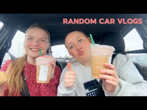 Random Car Vlogs *Senior Year* - YouTube