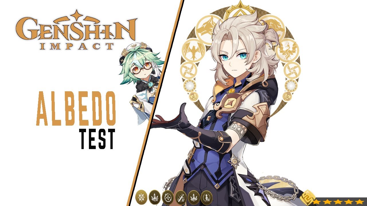 [FR] Genshin Impact ALBEDO Test oOo - YouTube