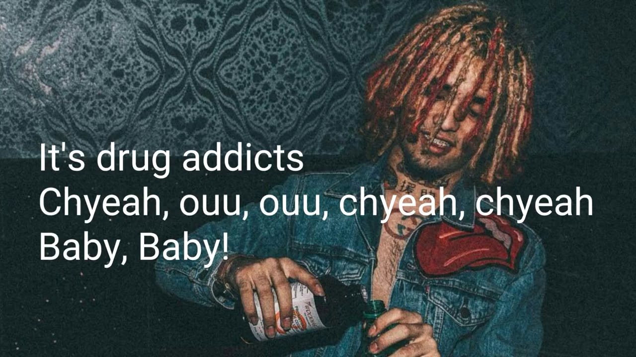 Lil Pump - "Drug Addict" (Lyrics) - YouTube