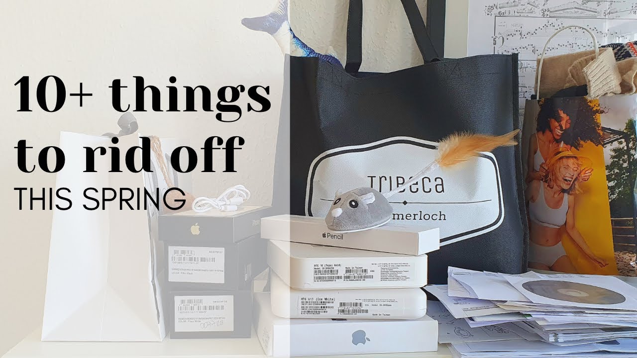 10+ things to declutter on this spring cleaning and why - YouTube