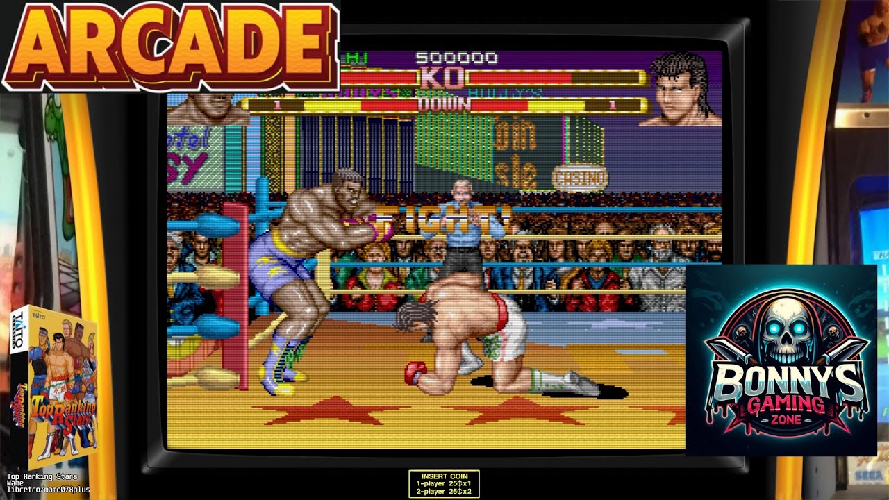 The Ranking Stars / Prime Time Fighter (Arcade - Taito - 1993) Mame Batocera 41 (60Hz) - YouTube