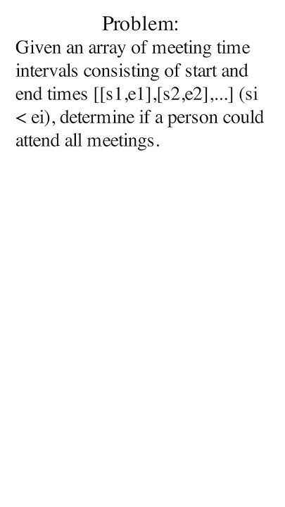 Meeting Rooms Leetcode 252 Python Algorithms Coding Codeprep Youtube