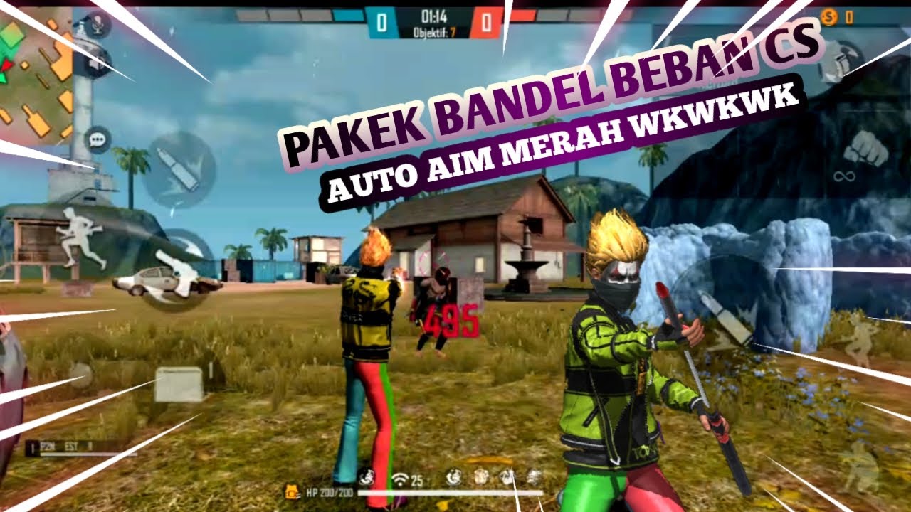 Makai Bandel Beban cs Auto Aim Merah Semua wkwkwk - YouTube